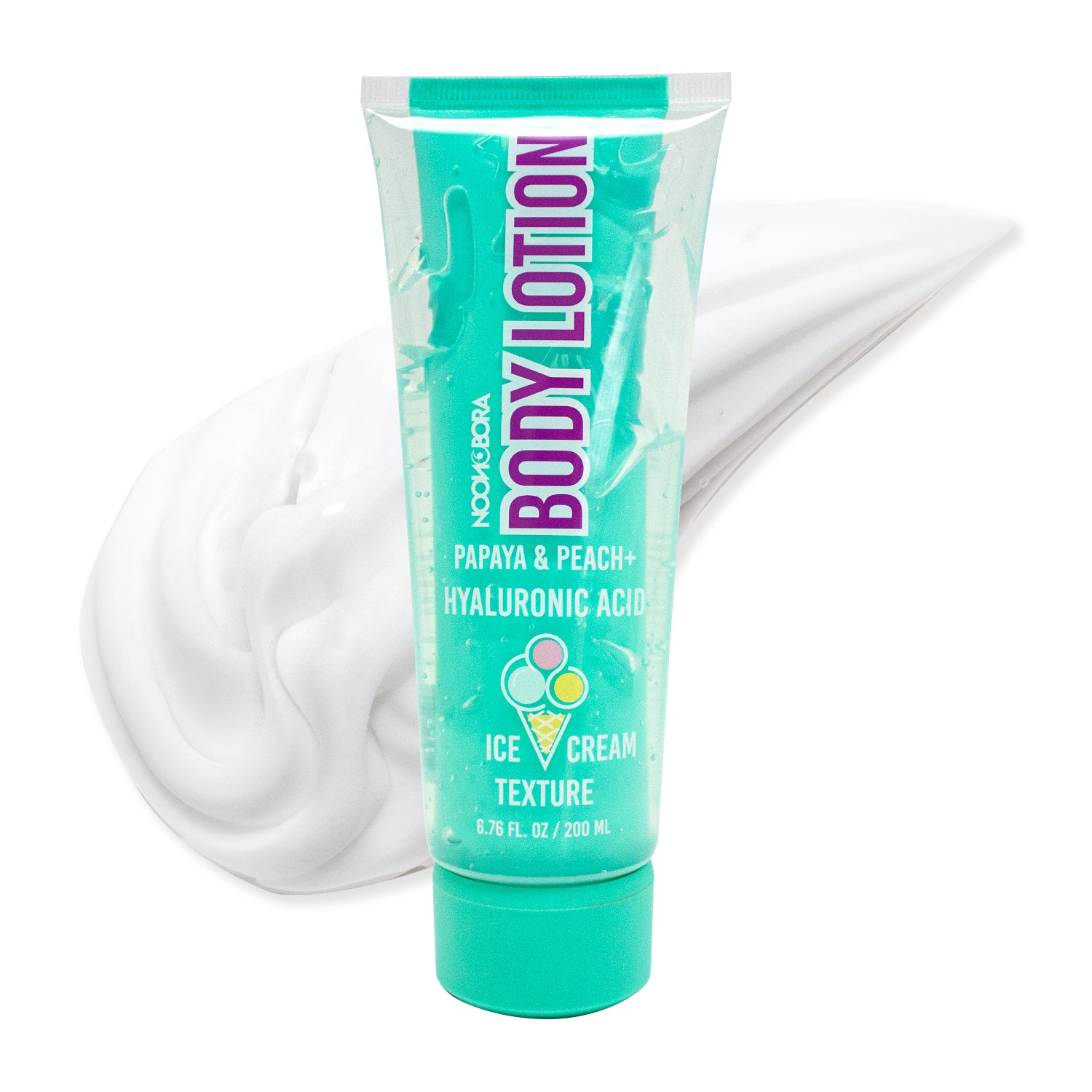 ICE CREAM BODY LOTION (PAPAYA & PEACH + HYALURONIC ACID) – NOONBORA